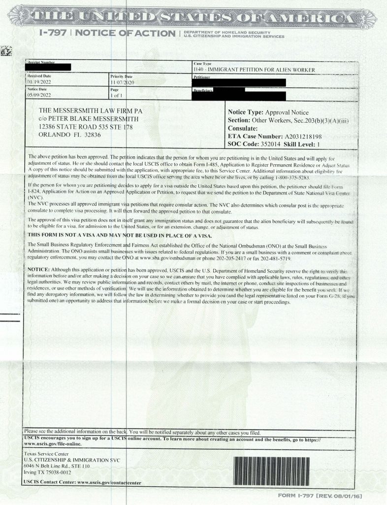 2022-EB3-Approval-Notice-2758 - Immigration Lawyer